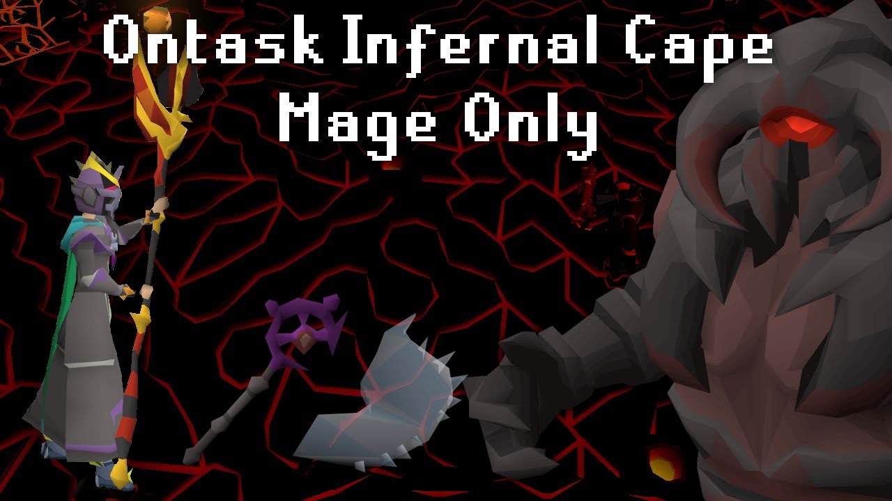 OSRS Mage Only Infernal Cape - Ontask - Tumeken's Shadow - Ironman - 82 ...