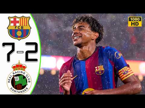 Unstoppable Raphinha😱Barcelona vs Racing Santander 7-2 Highlights Destroyed & All Goals 2026