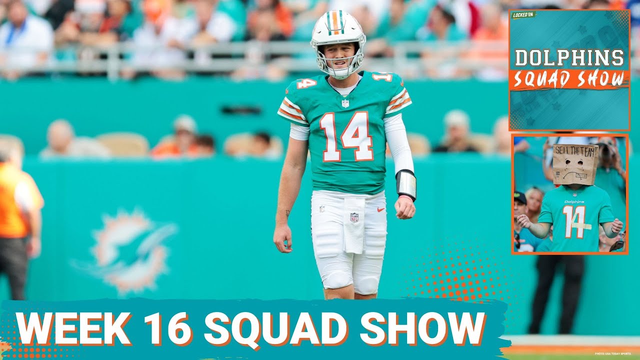 DOLPHINS SQUAD SHOW: Miami DOLPHINS NEWS, Bengals Loss FALLOUT, QUINN ...