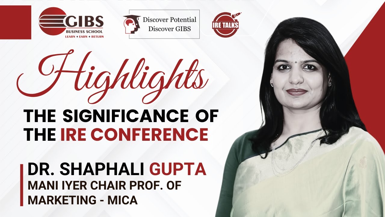 Dr. Shaphali Gupta's Inspirational Message at IRE Conference 2024 ...