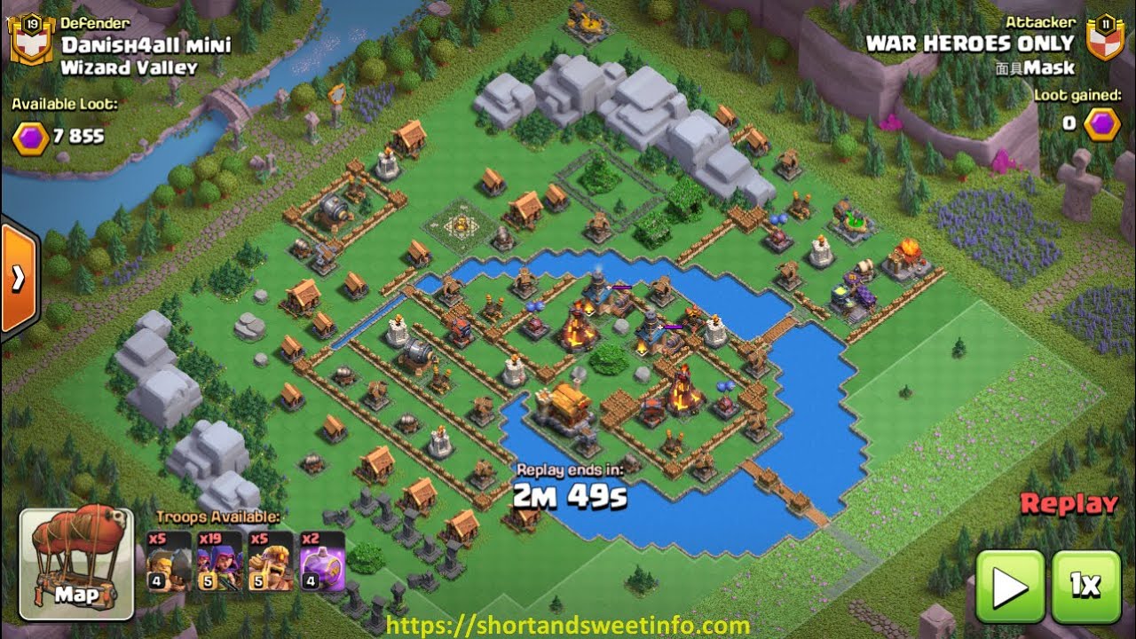 Wizard Valley Level 4 in 2 attacks (layout 8) - YouTube