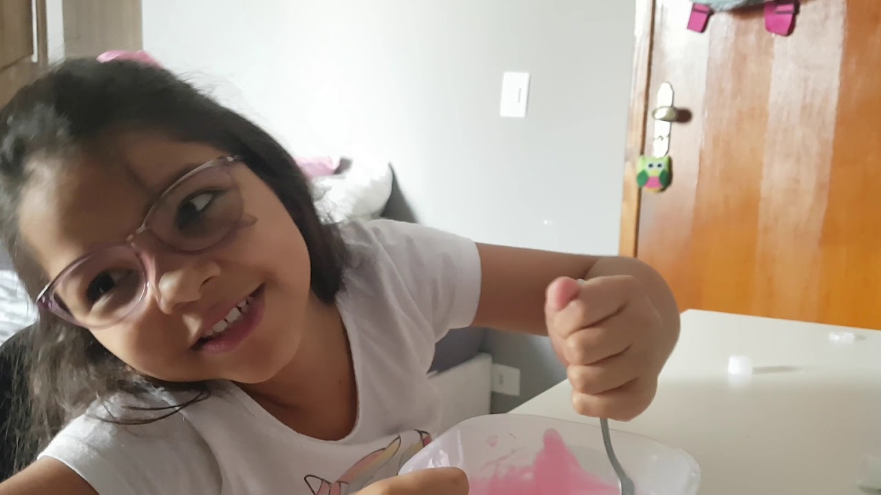 Slime da Emily! Finalmente deu certo!! - YouTube