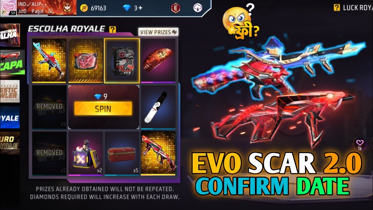 Finally Evo Scar 2.0 কবে Return আসবে😱😱Confirm Update | FF Evo Scar 2.0 ...