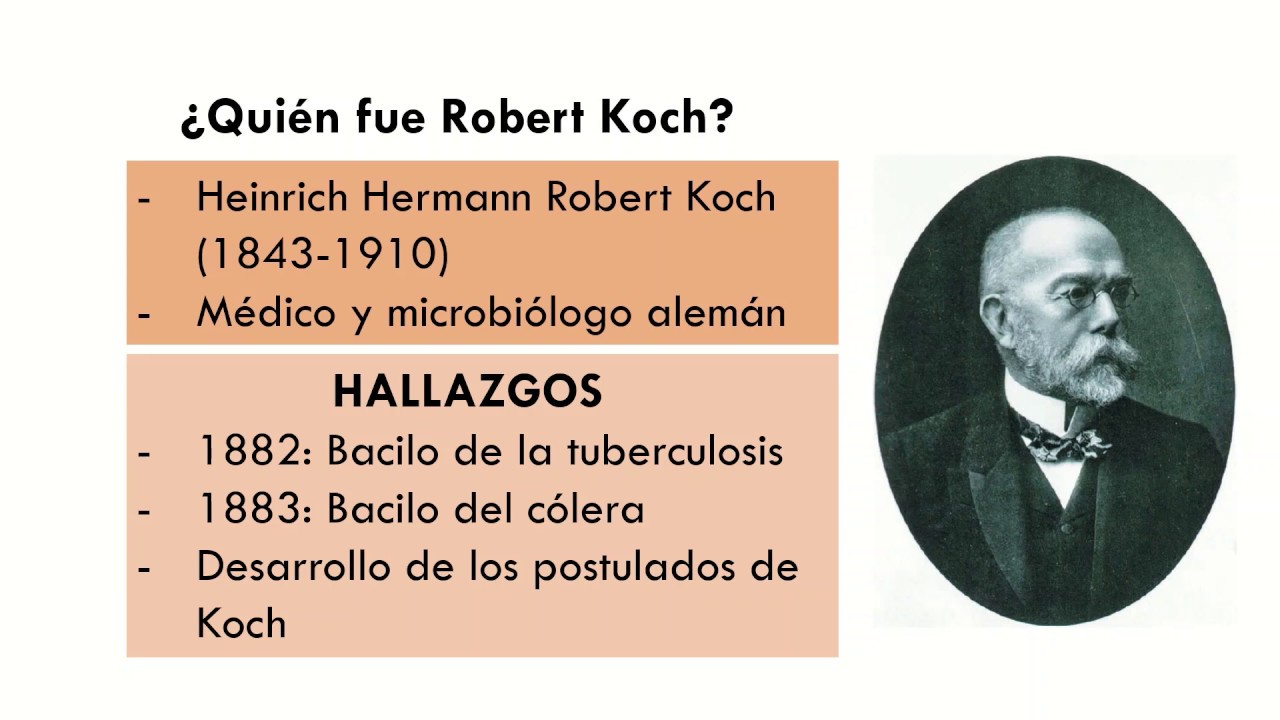 Robert Koch y sus postulados - YouTube