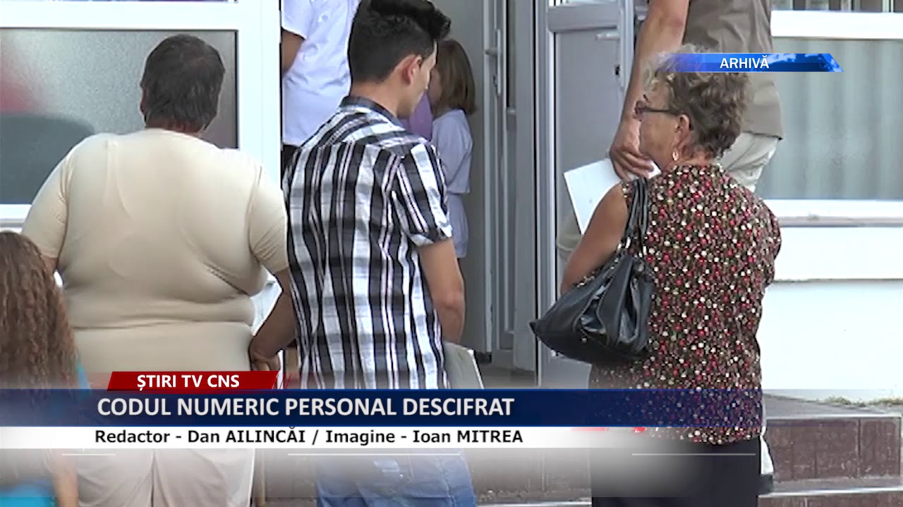 CODUL NUMERIC PERSONAL DESCIFRAT - YouTube