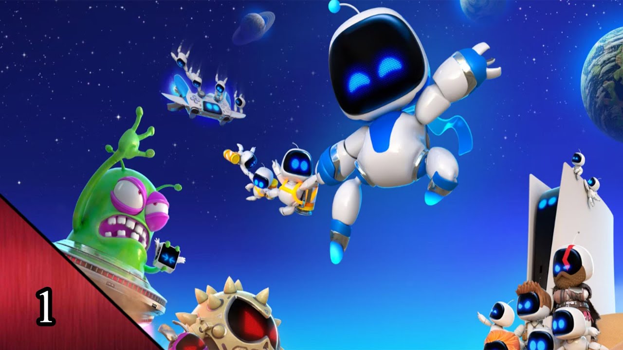 Astro Bot Playthrough part 1 - YouTube