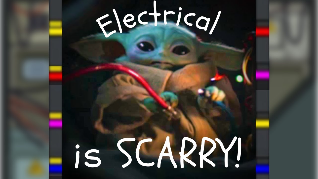 Baby Yoda Fixes Wires In Electrical - YouTube