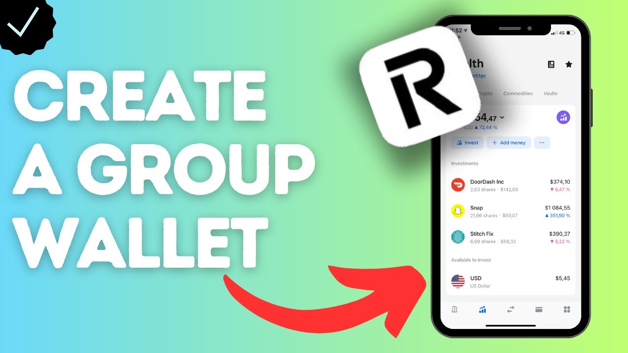 How to create a group wallet in Revolut? - YouTube