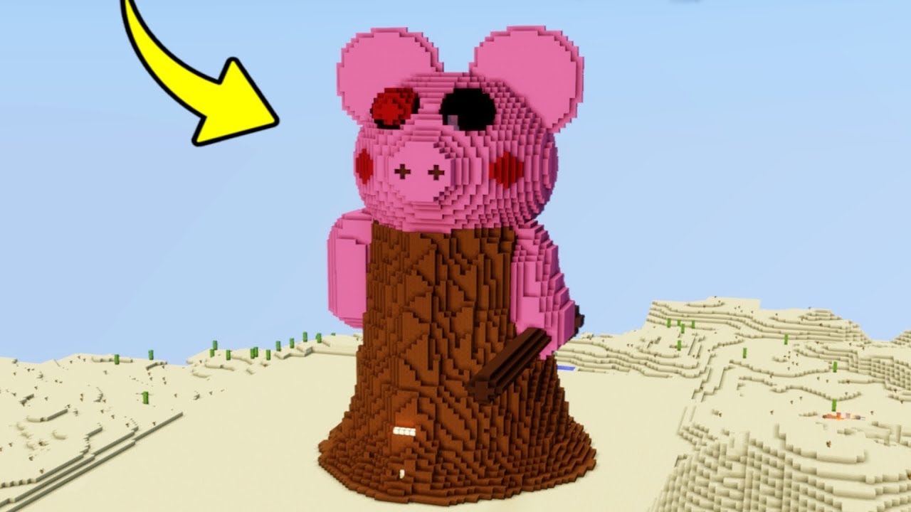 SPOTKAŁEM WIELKĄ PIGGY w Minecraft, KTÓRA ZROBIŁA TO... - YouTube