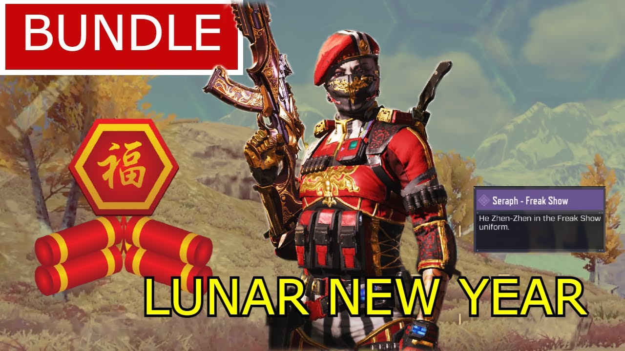 LUNAR NEW YEAR Bundle + SERAPH - Freak Show GAMEPLAY in COD Mobile ...