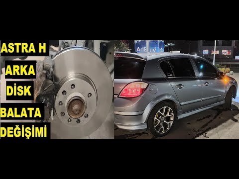 Opel Astra H Arka Disk ve Balata Değişimi Nasıl Yapılır.