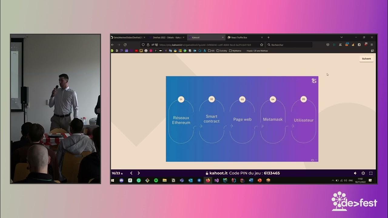 Utiliser la blockchain pour son application web - Devfest Strasbourg - YouTube