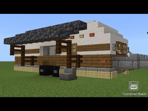 Minecraft Camper Trailer Tutorial - YouTube