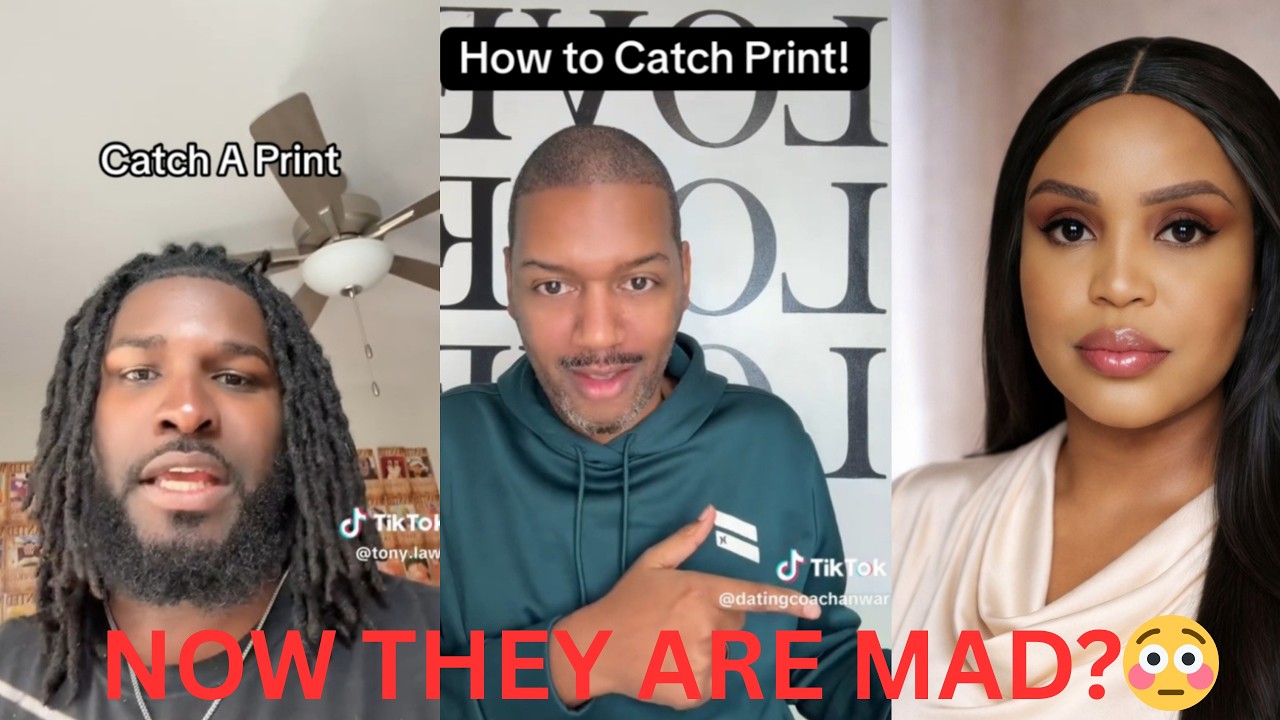 Men Are Panicking Because Women Are Catching Print - YouTube