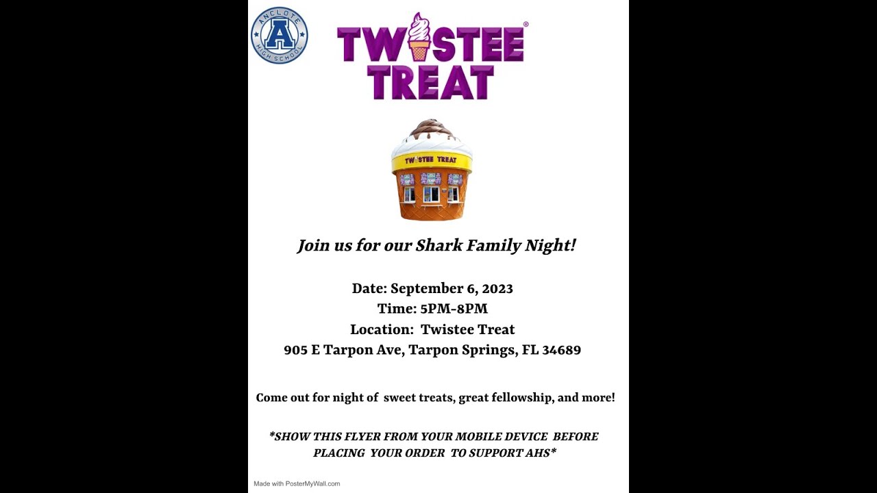 Shark Family Night at Twistee Treat - YouTube