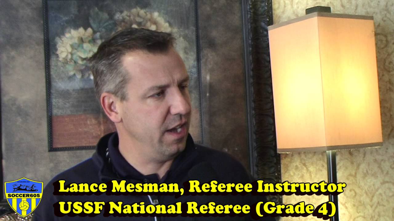 Referee Instructor Lance Mesman at SDSSA Workshop - YouTube
