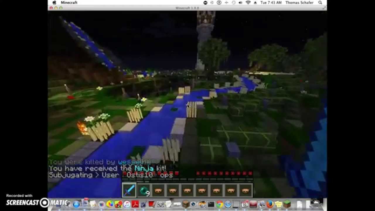 Minecraft McOrigins PvPKits-Ninja - YouTube