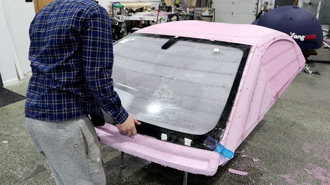 Building a kit for the G35 donor car with CNC body - YouTube