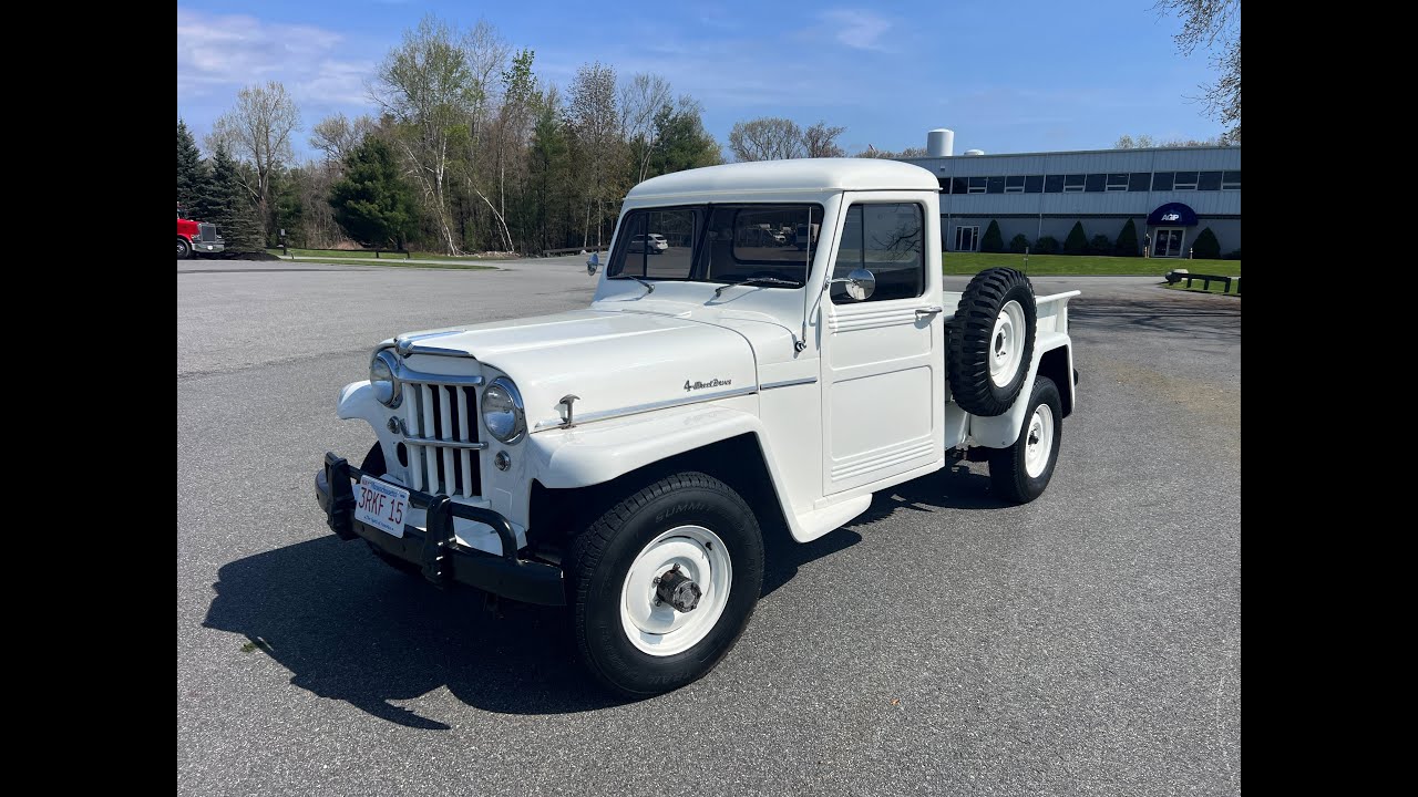 1960 Willys Pickup Driving Video - YouTube