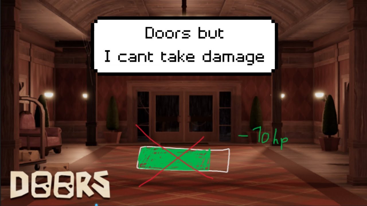 | Roblox Doors | Roblox Doors but I cant take health damage! - YouTube