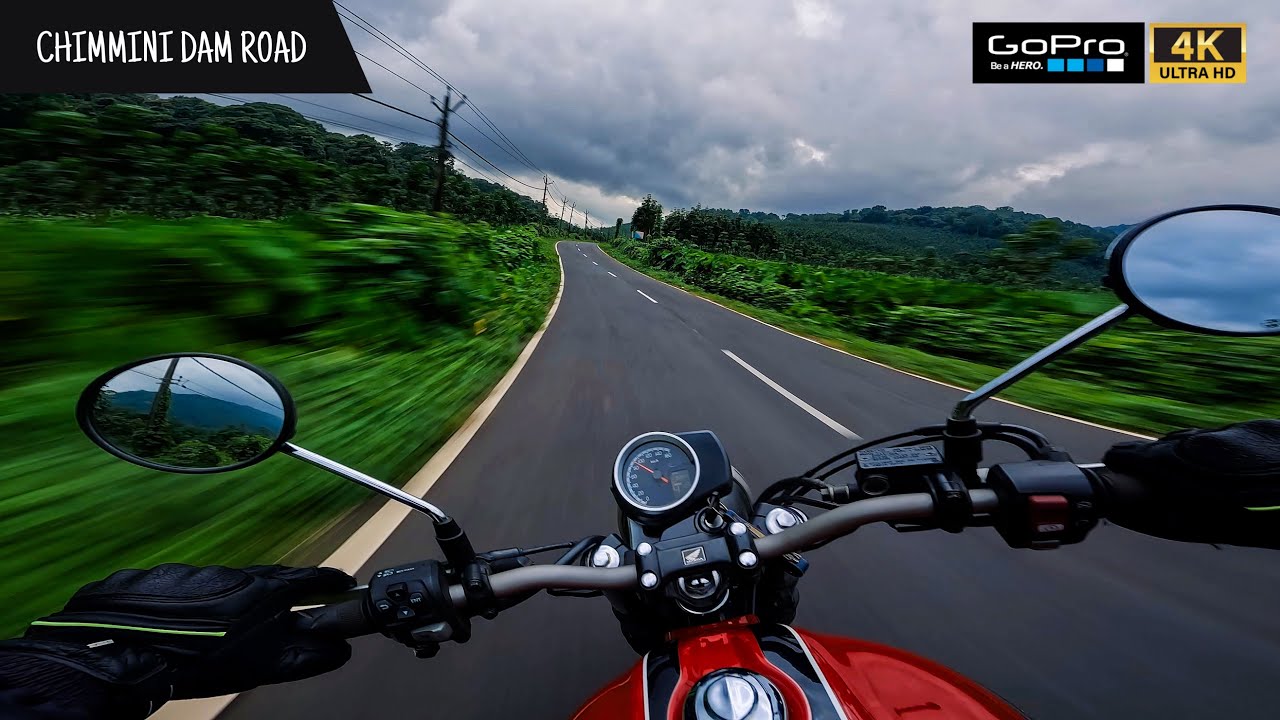 Honda CB350 RS | Pure Riding Sound | POV | Chimmini Dam Road Thrissur ...