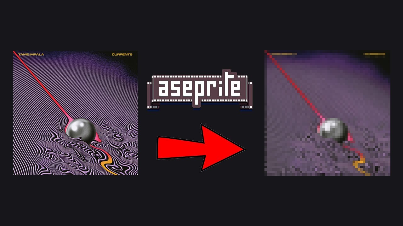 I made the Currents album cover in Pixel Art! - YouTube