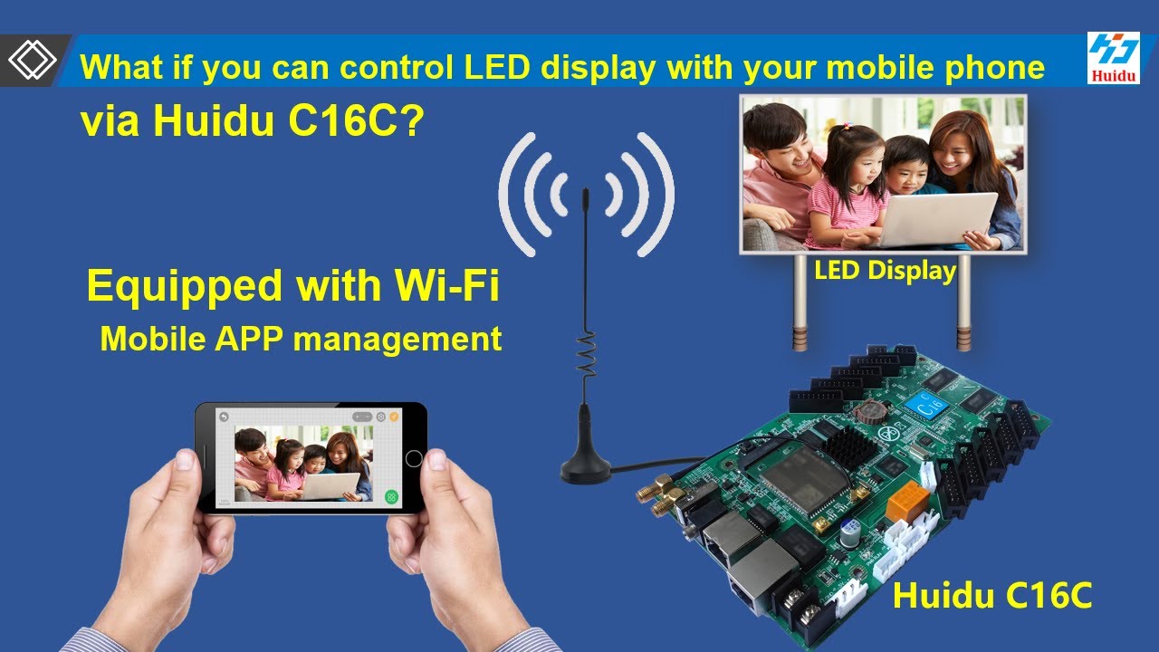 What If You Can Control LED Display with Your Mobile Phone via Huidu ...