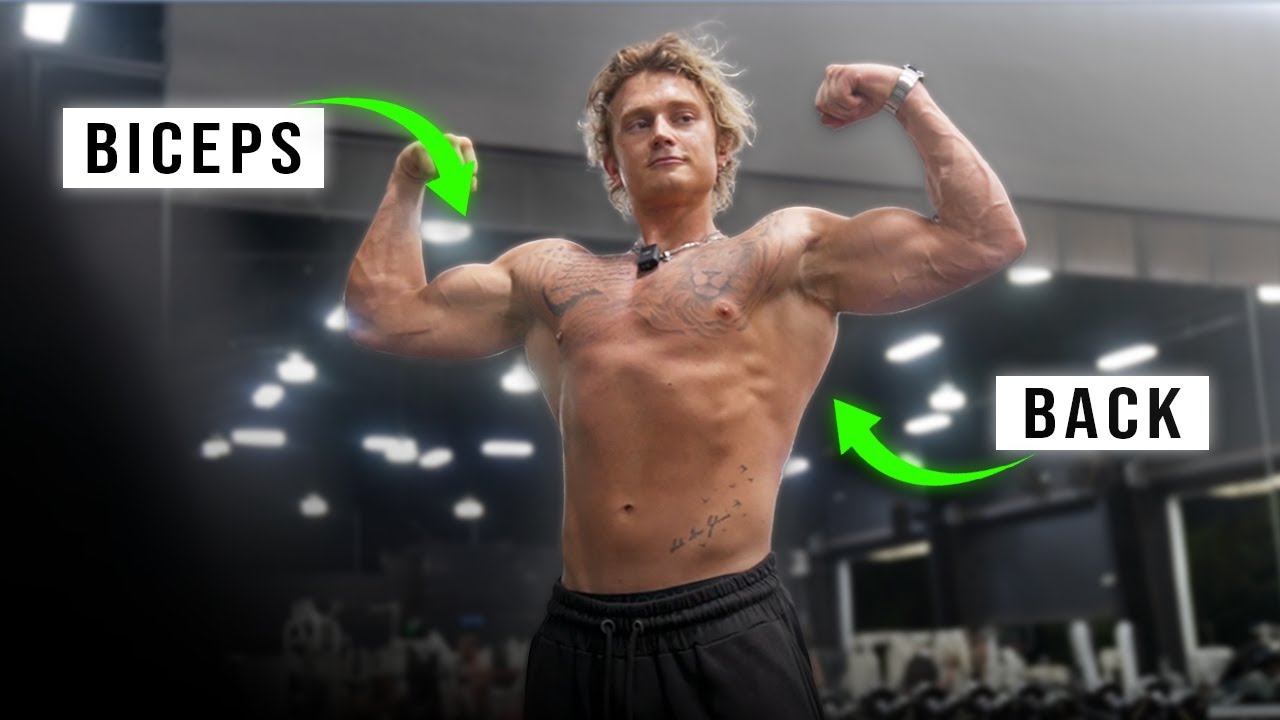 Cut Week 19 - Back and Biceps - YouTube