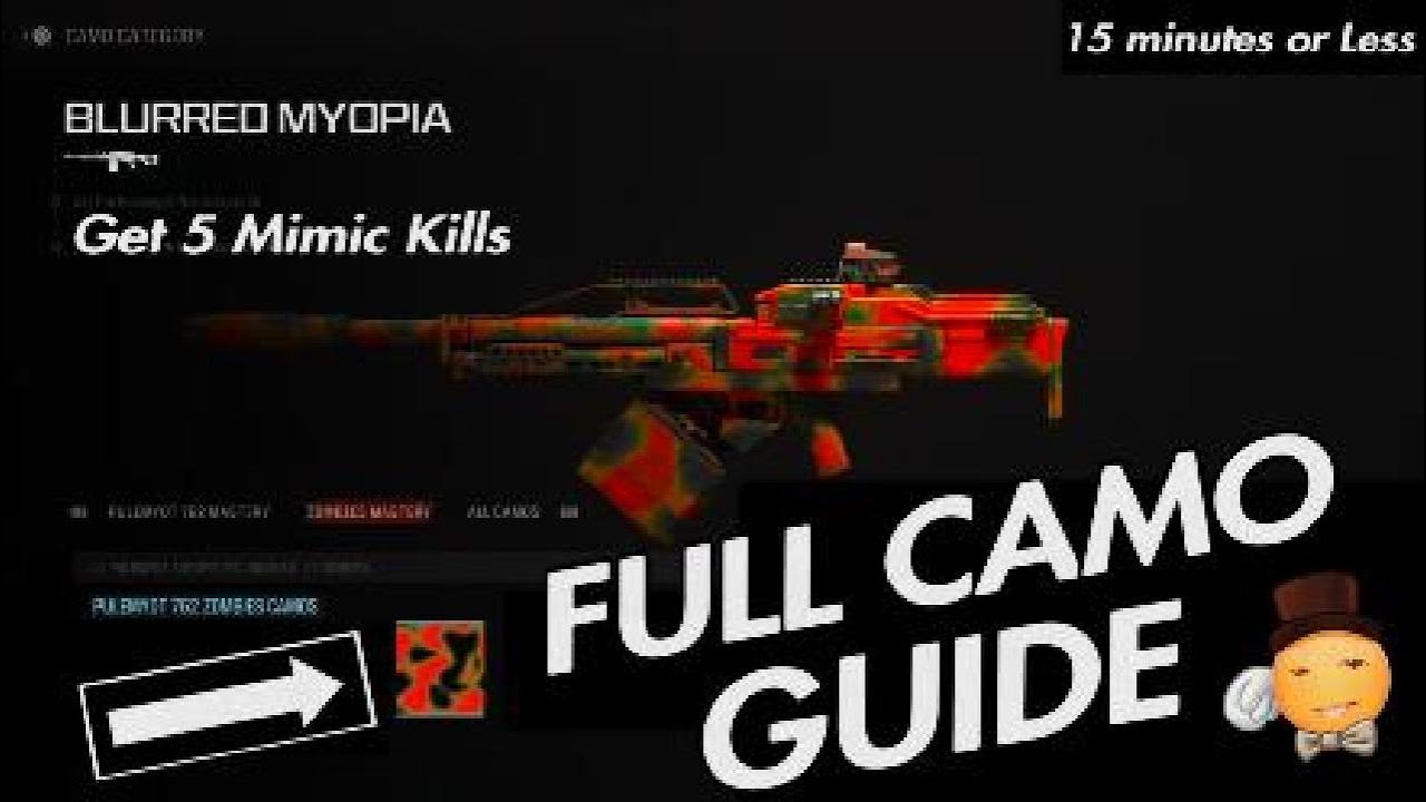 Get 5 Mimic Kills with the PULEMYOT 762 / BLURRED MYOPIA CAMO GUIDE ...