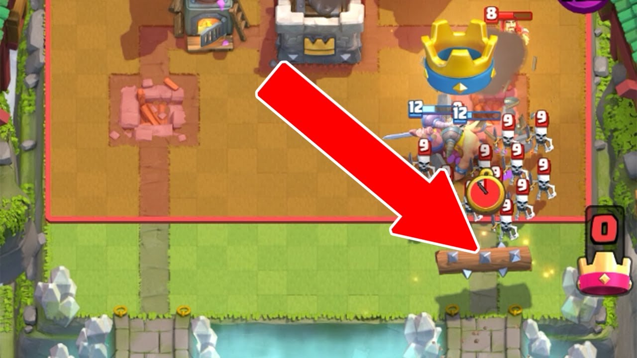 Getting the perfect log!|Clash Royale| - YouTube