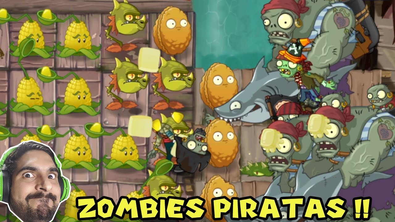 ZOMBIES PIRATAS !! - Plants Vs Zombies 2 con Pepe el Mago (#5) - YouTube