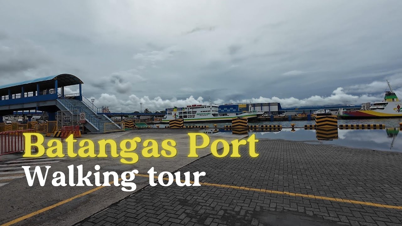 Walk Tour : Batangas Port - YouTube