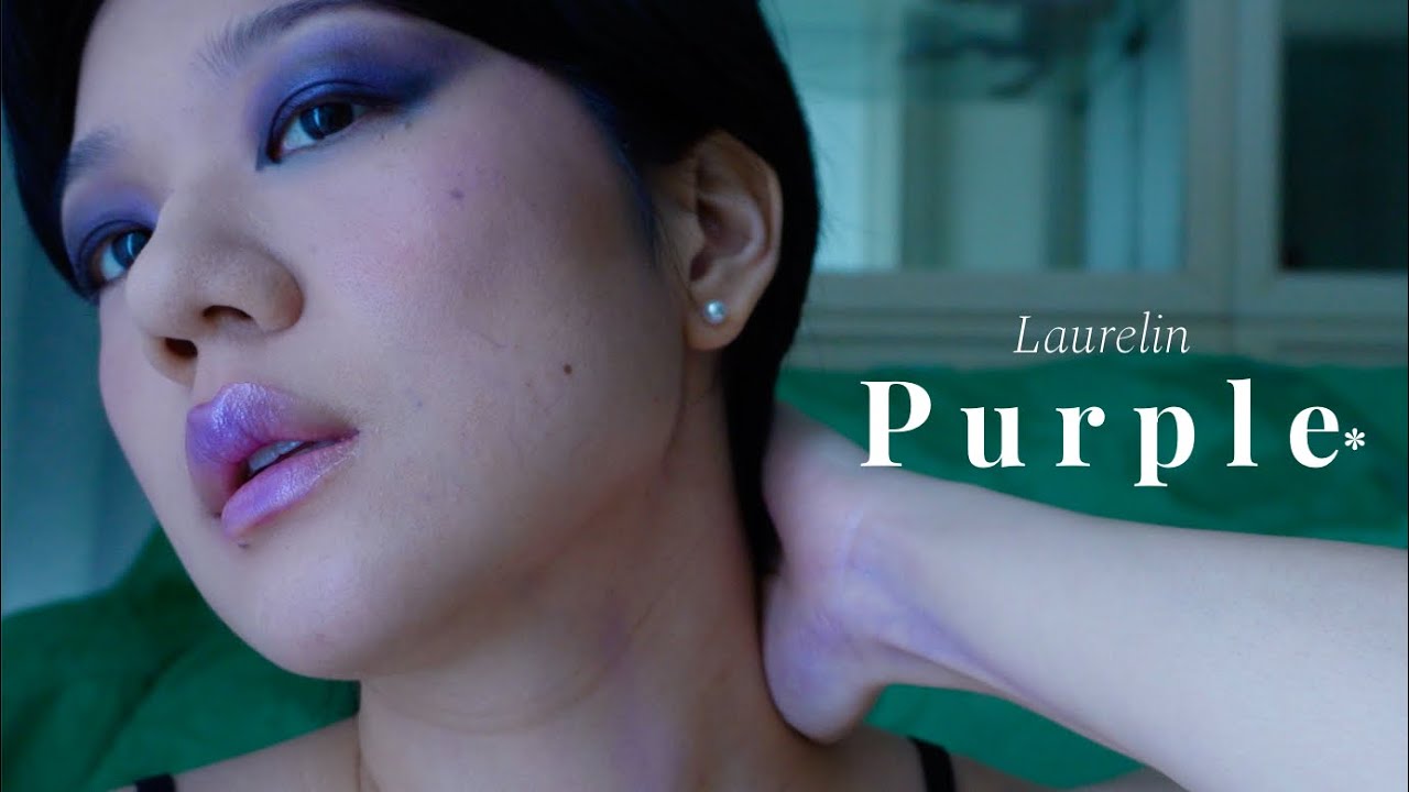 CyberGoth Purple Contour+Veins Makeup - YouTube