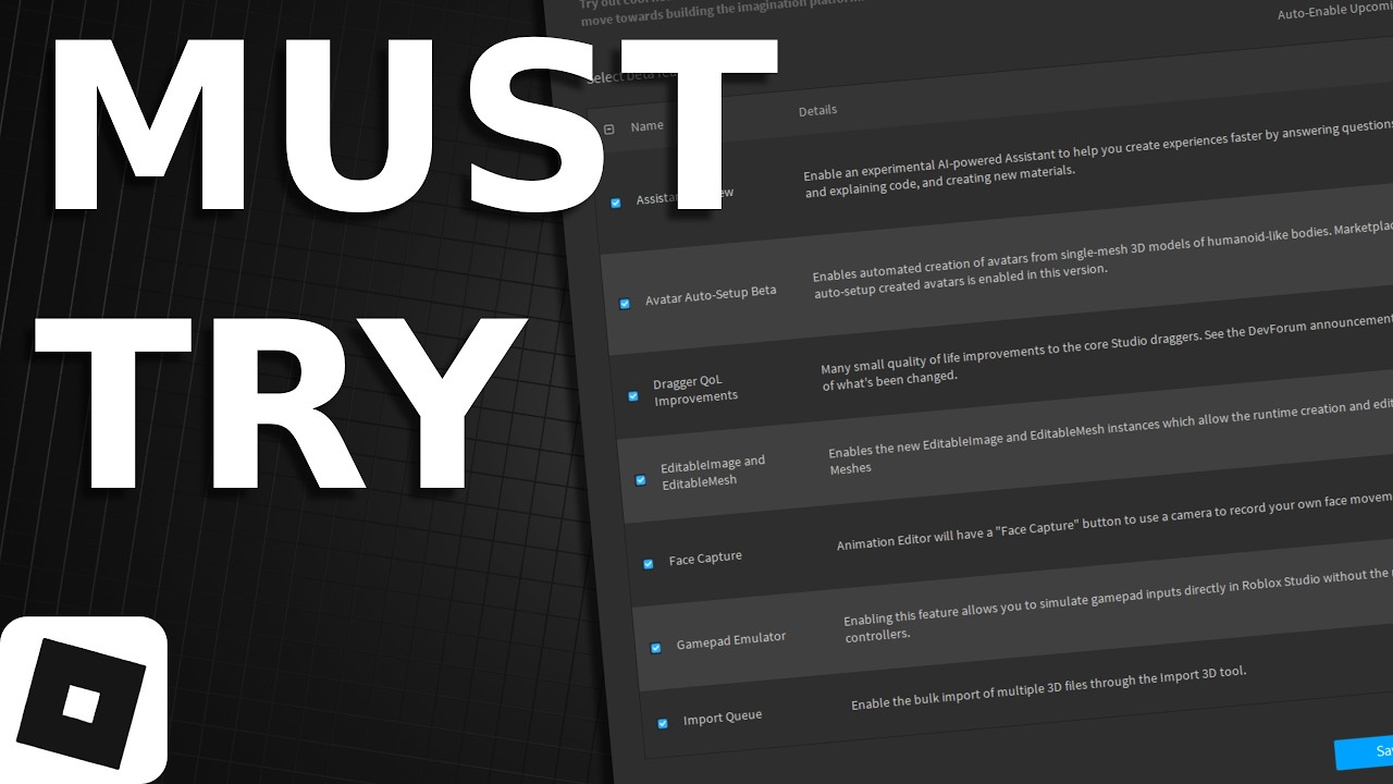 Every Developer MUST TRY THIS | Beta Features | Roblox Studio - YouTube