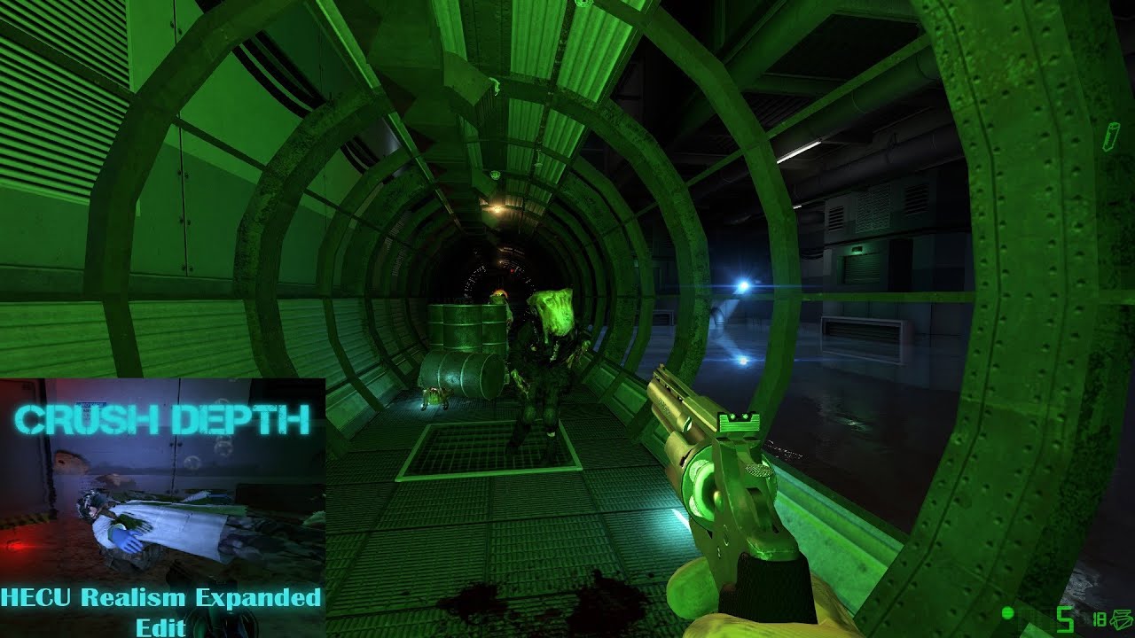 BlM DE . Аддон Crush Depth , Но HECU Realism Expanded Edit - YouTube