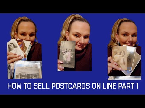 How to sell Postcards On Line Part 1 - YouTube