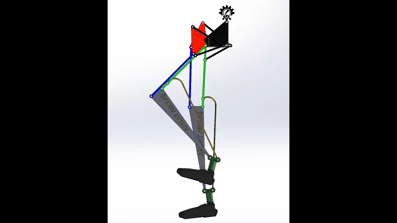 Humanoid walking robot - YouTube