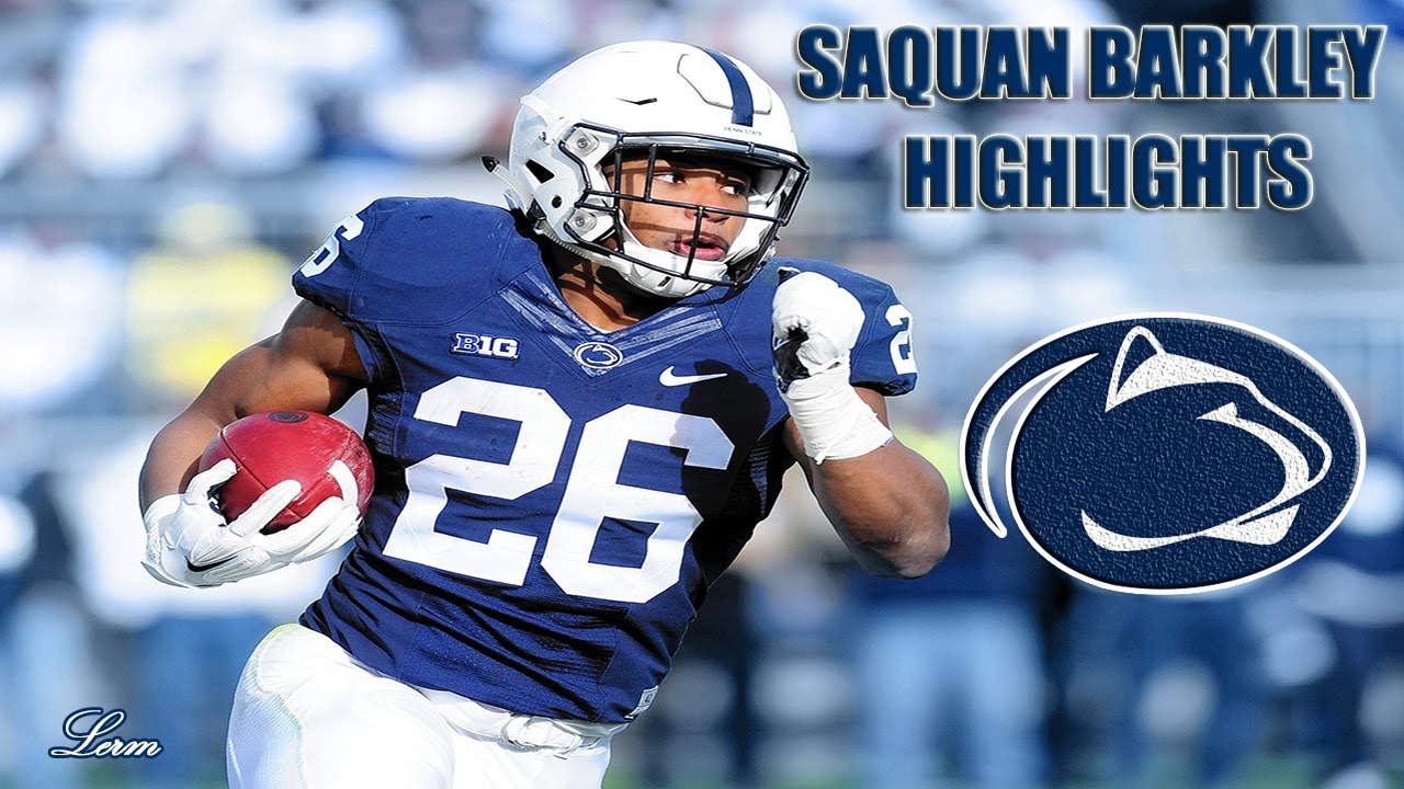 Saquon Barkley Penn State Career Highlights || Future Top 10 Pick || ᴴᴰ ...