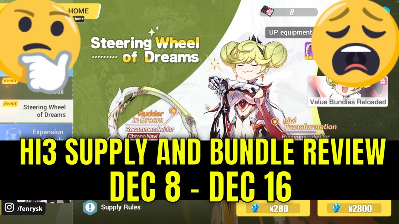 [HI3] Banner Review Dec 8 - Dec 16 & B-Chip Bundle Review - YouTube