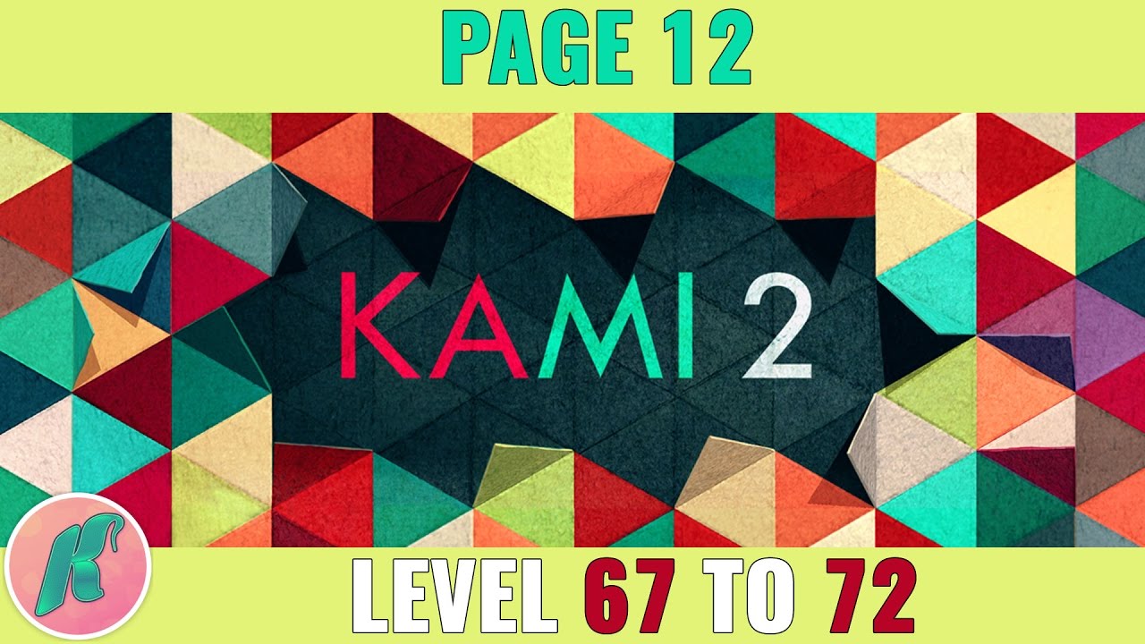 KAMI 2 - Level 67 to 72 - PAGE 12 - PERFECT Walkthrough - YouTube