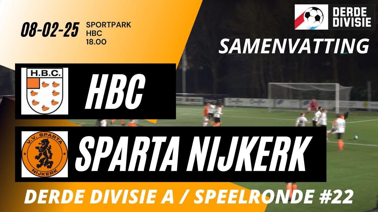 250208 HBC SPARTA NIJKERK - YouTube