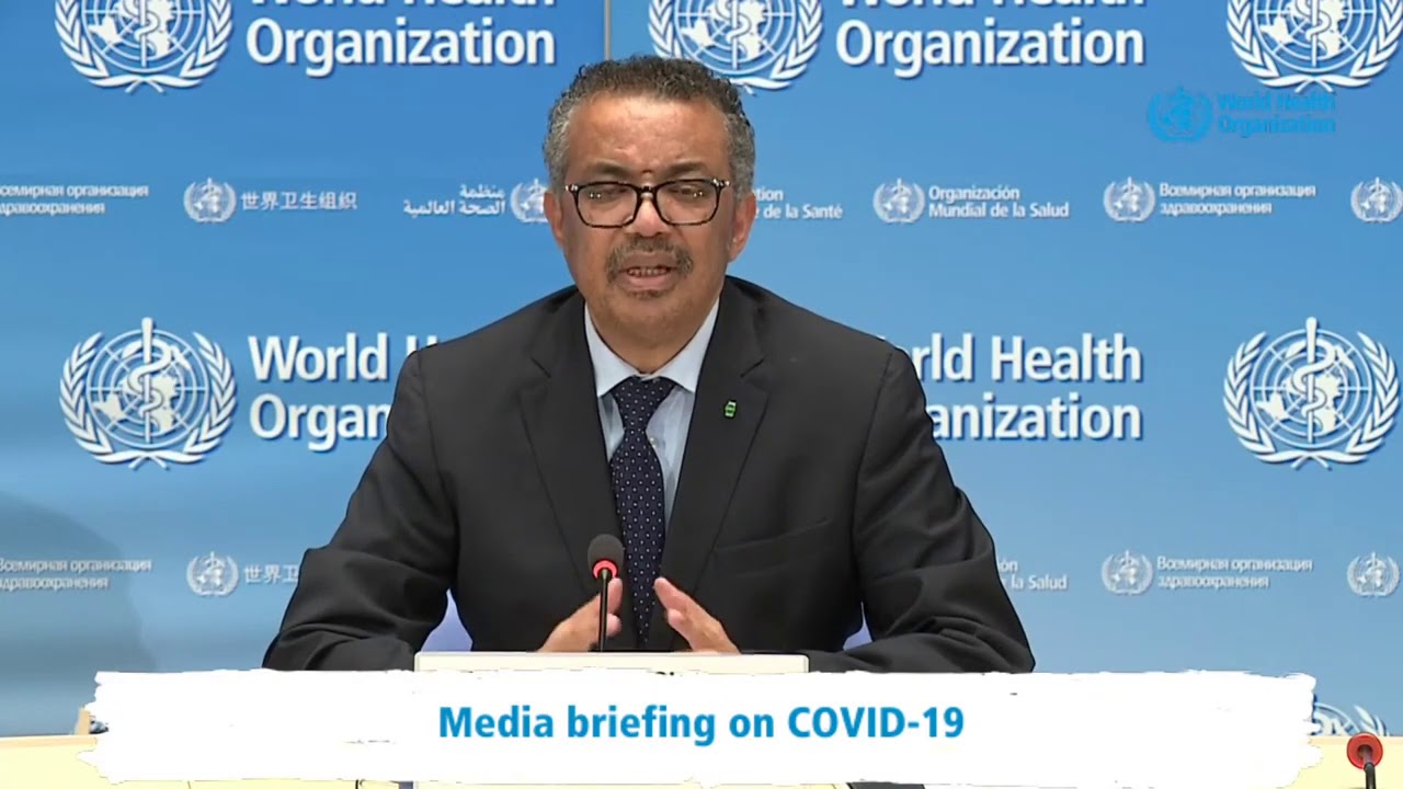 Live from WHO Headquarters COVID 19 daily press briefing 25 Apr 2020 ...