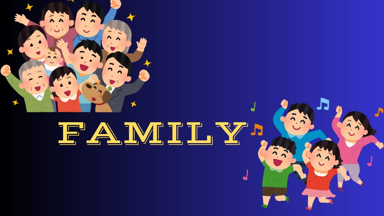 Family Members With Names||My Family Members||Learn about Family||Basic ...