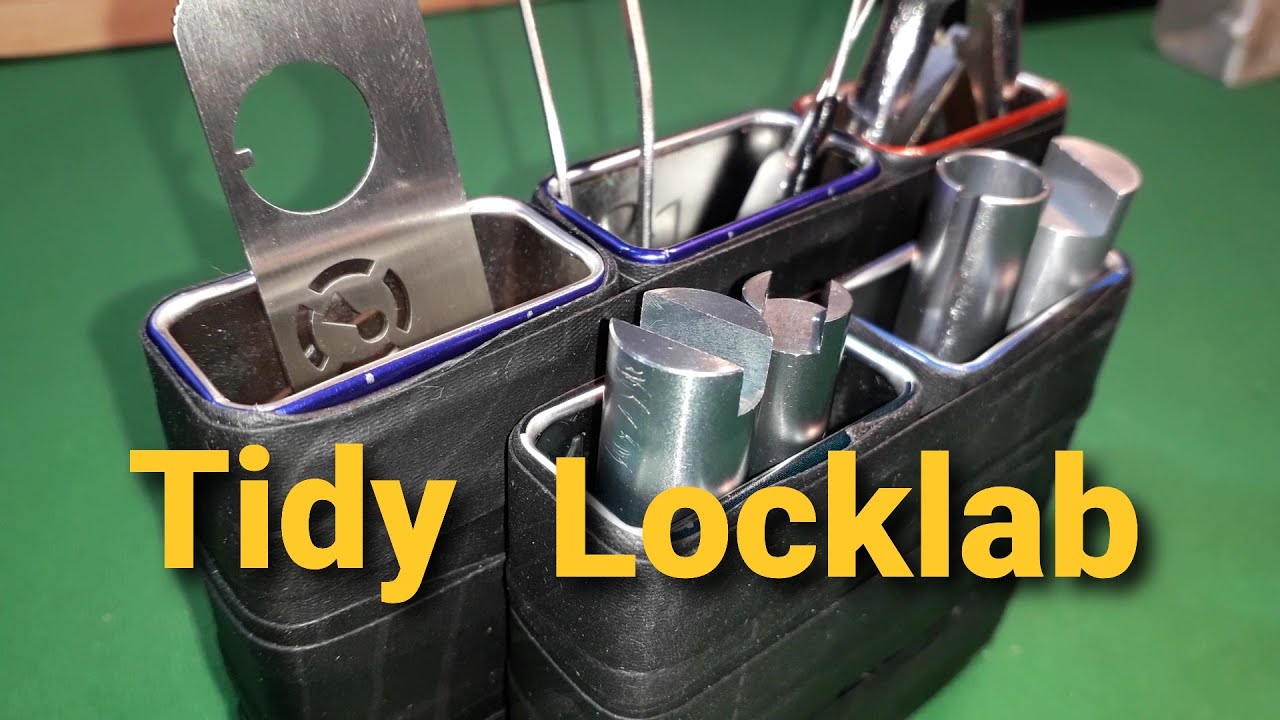 (140) Lock Lab Desk Tidy (one of those making videos) - YouTube