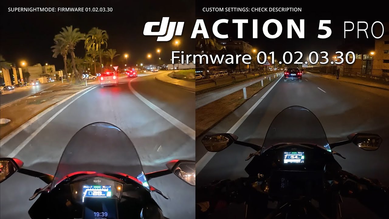 Dji Osmo Action 5 Pro - Firmware 01.02.03.30 - Supernight mode VS ...