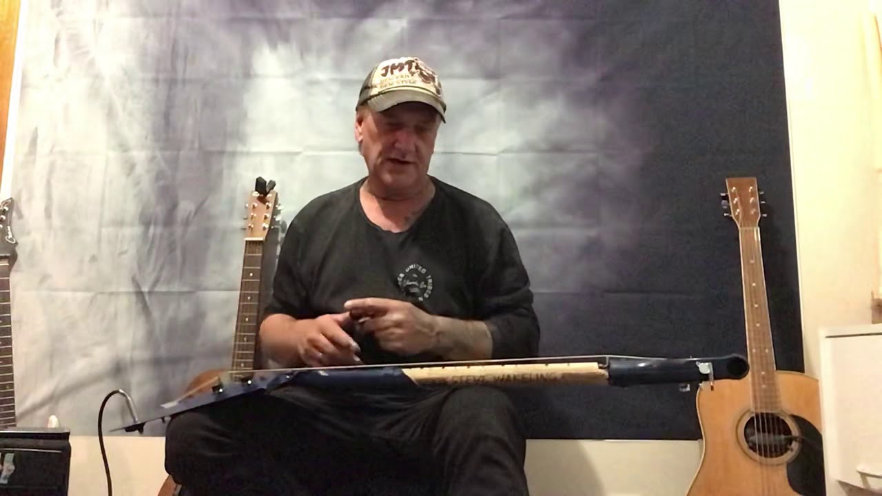 Shovel guitar chicken train song cover on 3 strings - YouTube