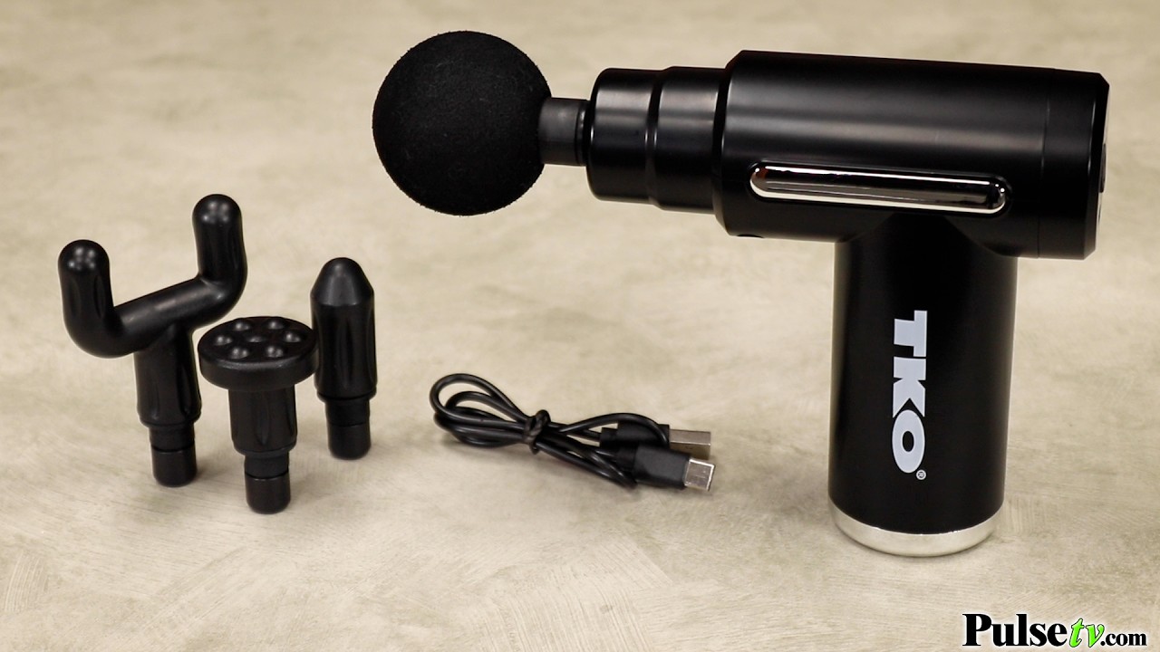 Portable Massage Gun by TKO: Targeted Muscle Relief - YouTube