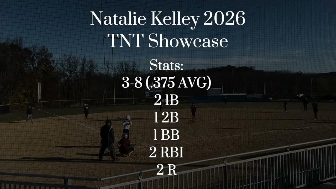 TNT Showcase | Natalie Kelley | 2026 | 3B/1B | Boilermakers 18u Premier ...