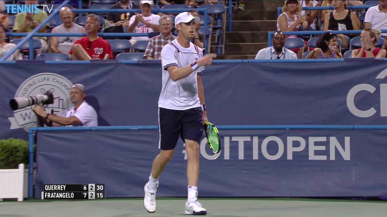Querrey Finds The Hot Shot Angle Washington 2016 - YouTube