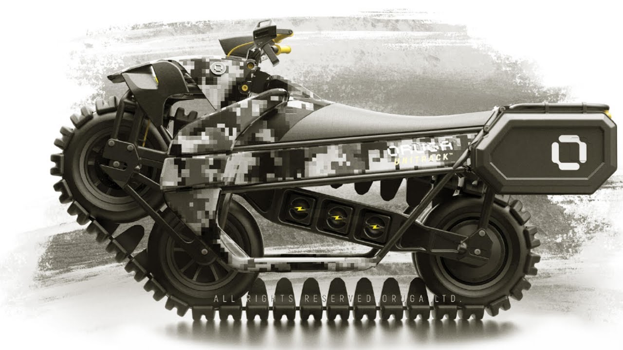 Oruga Unitrack - 400hp Prototype Motorcycle - YouTube